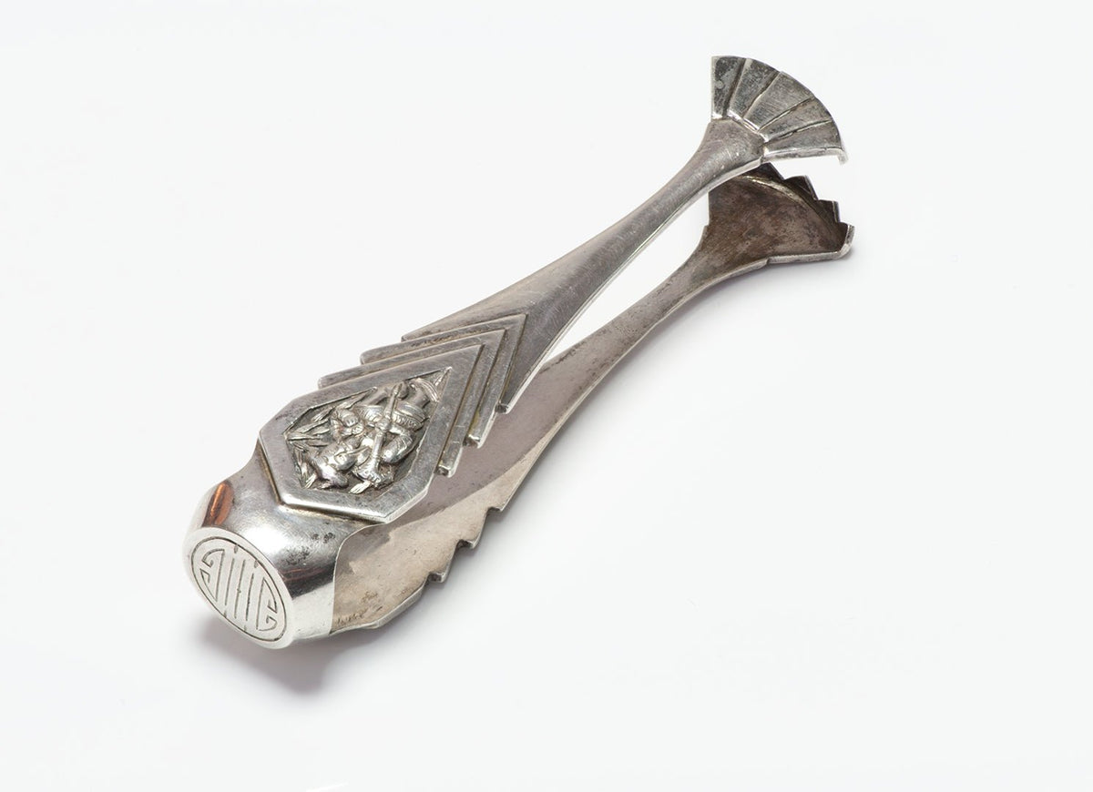 Antique Chinese Silver Tongs