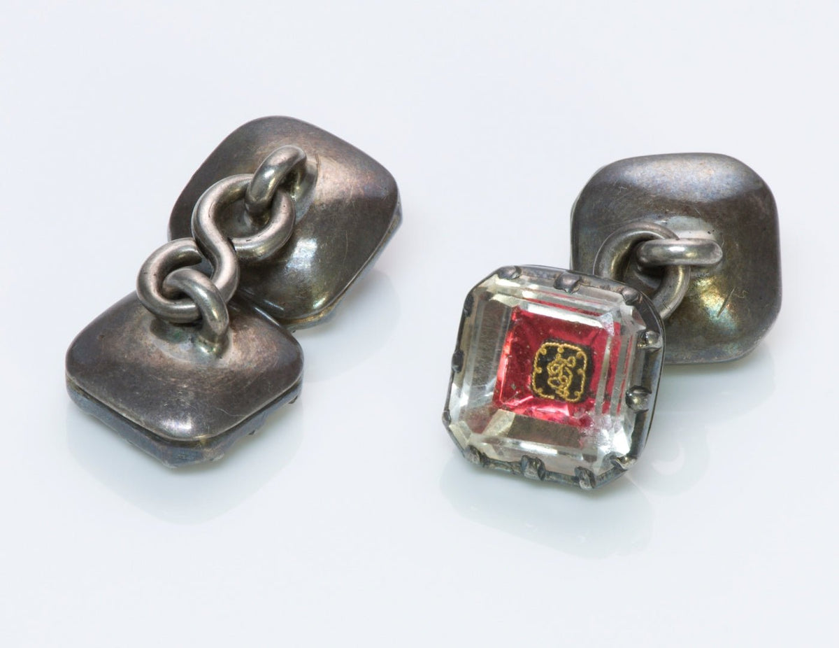 Antique Georgian 18th Century Stuart Crystal Cufflinks