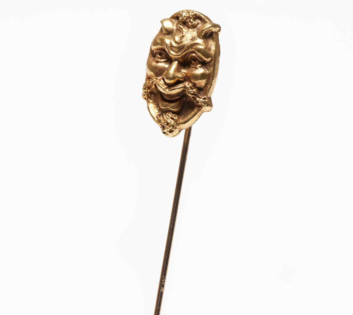 Antique Gold Gargoyle Stick Pin