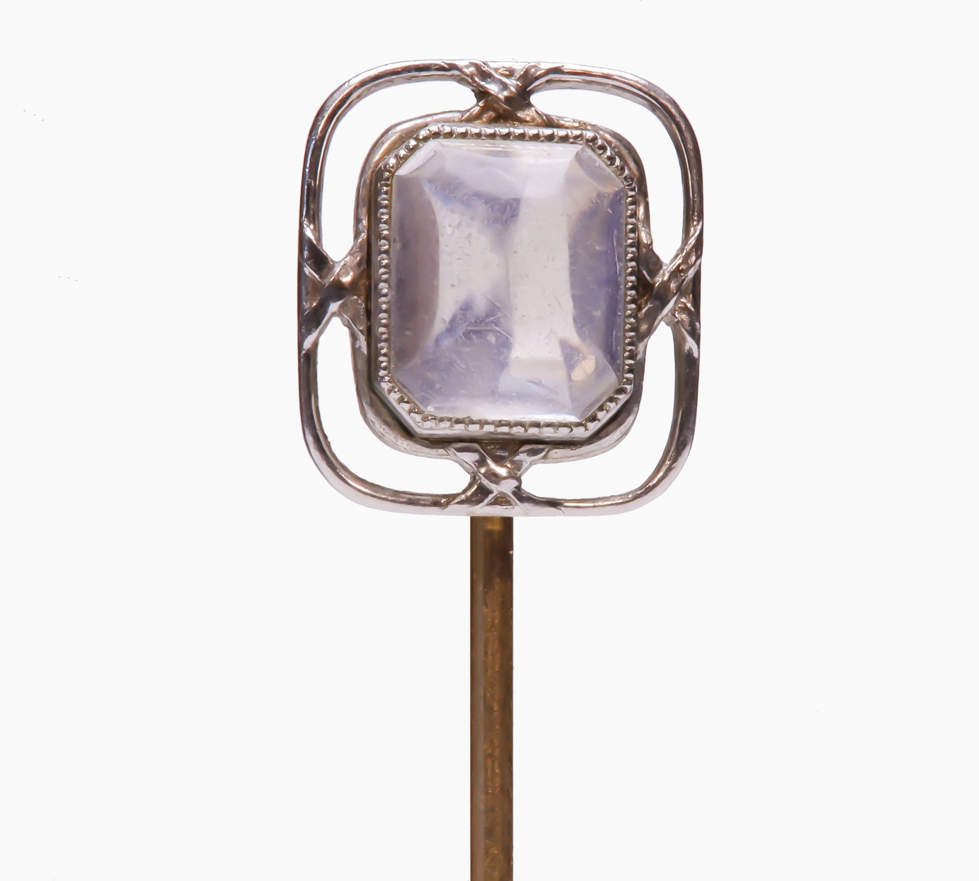 Antique Gold Moonstone Stick Pin