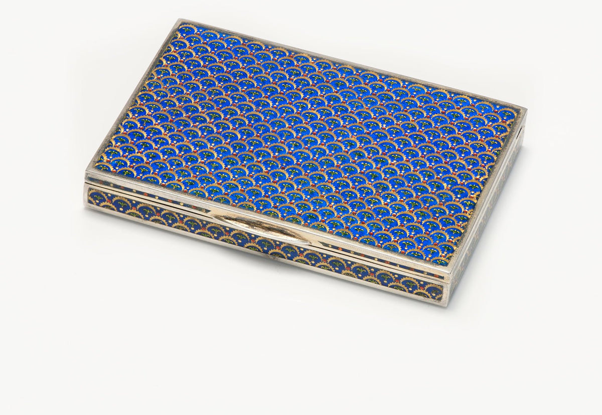 Antique Rudolf Steiner Enamel Silver Case