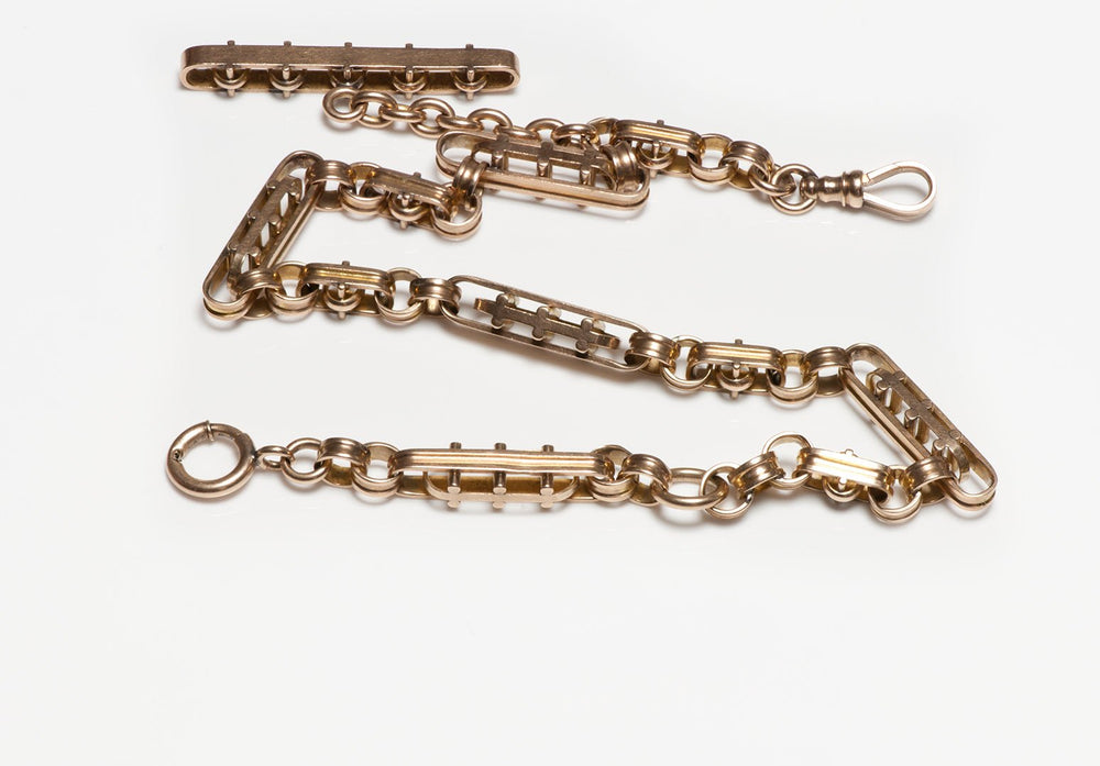 Antique Yellow Gold Watch Fob Chain