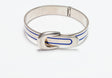 Cartier by Antonio Fallaci Enamel Sterling Silver Bracelet