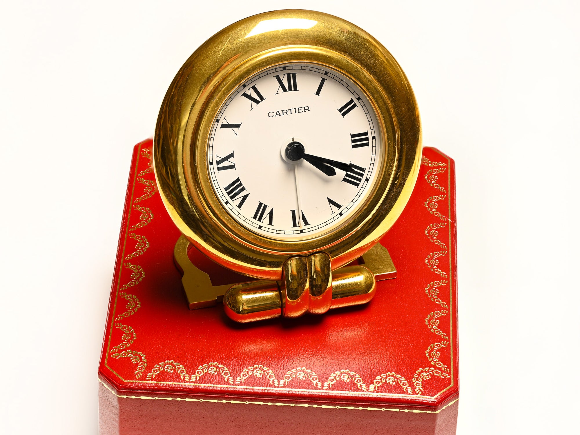Cartier Colisee Travel Desk Alarm Clock