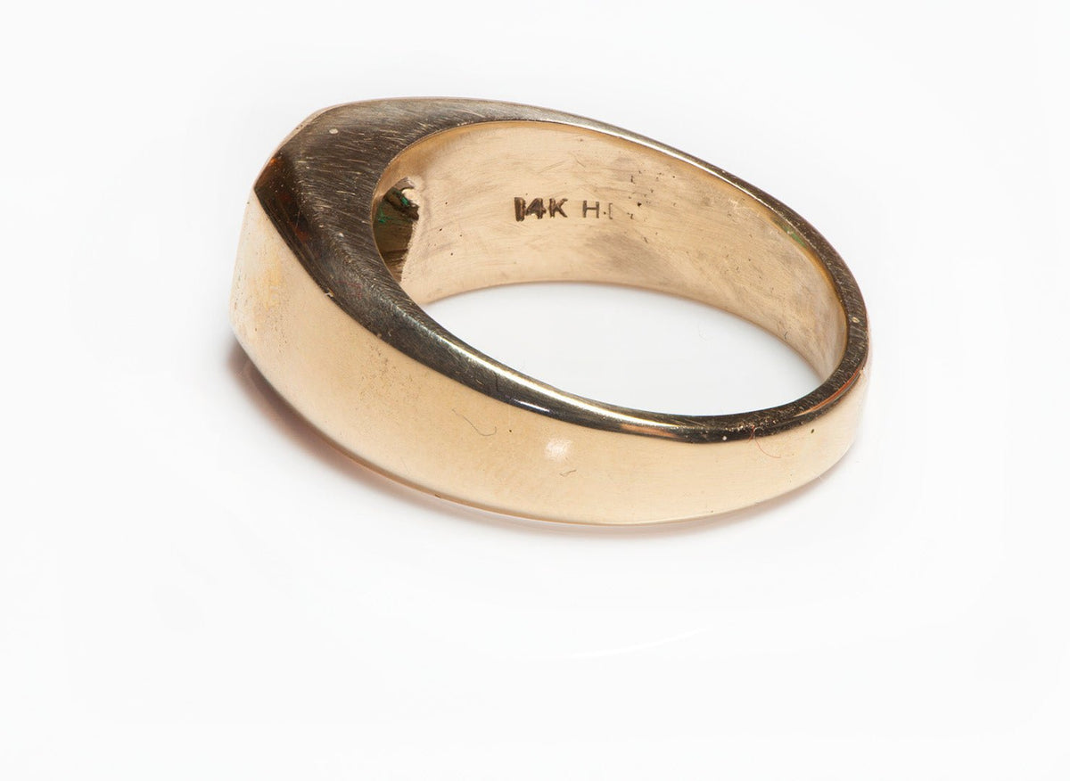 Colombian Emerald Gold Ring