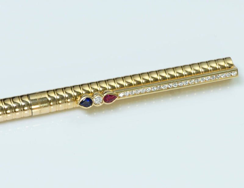 Dupont Gold Diamond Sapphire Ruby Pen
