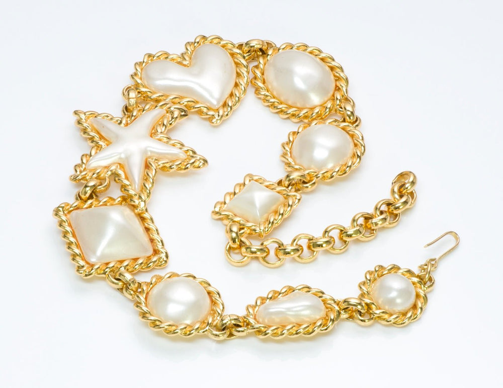 Edouard Rambaud Paris Starfish Heart Pearl Necklace