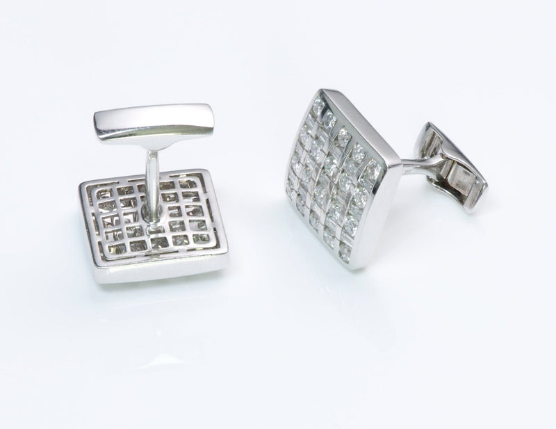 Estate Gold & Diamond Cufflinks