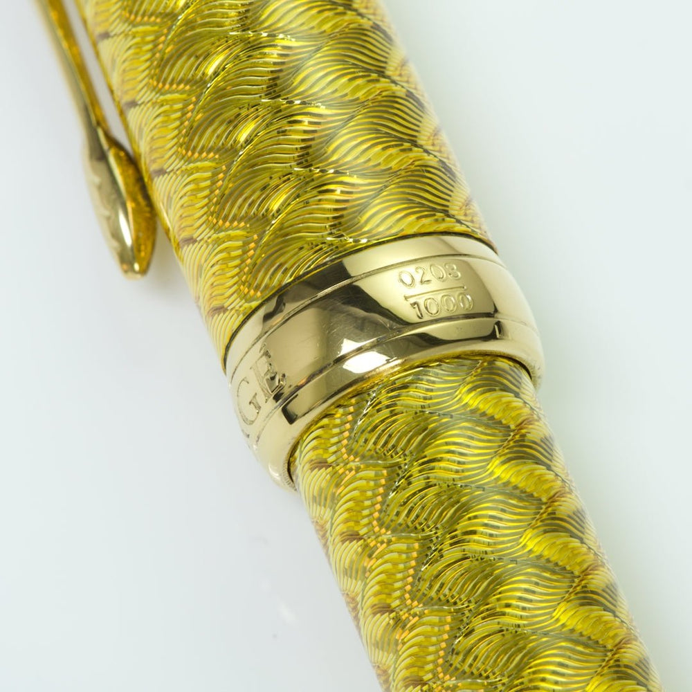 Faberge Guilloché Enamel Sterling Silver Ball Pen