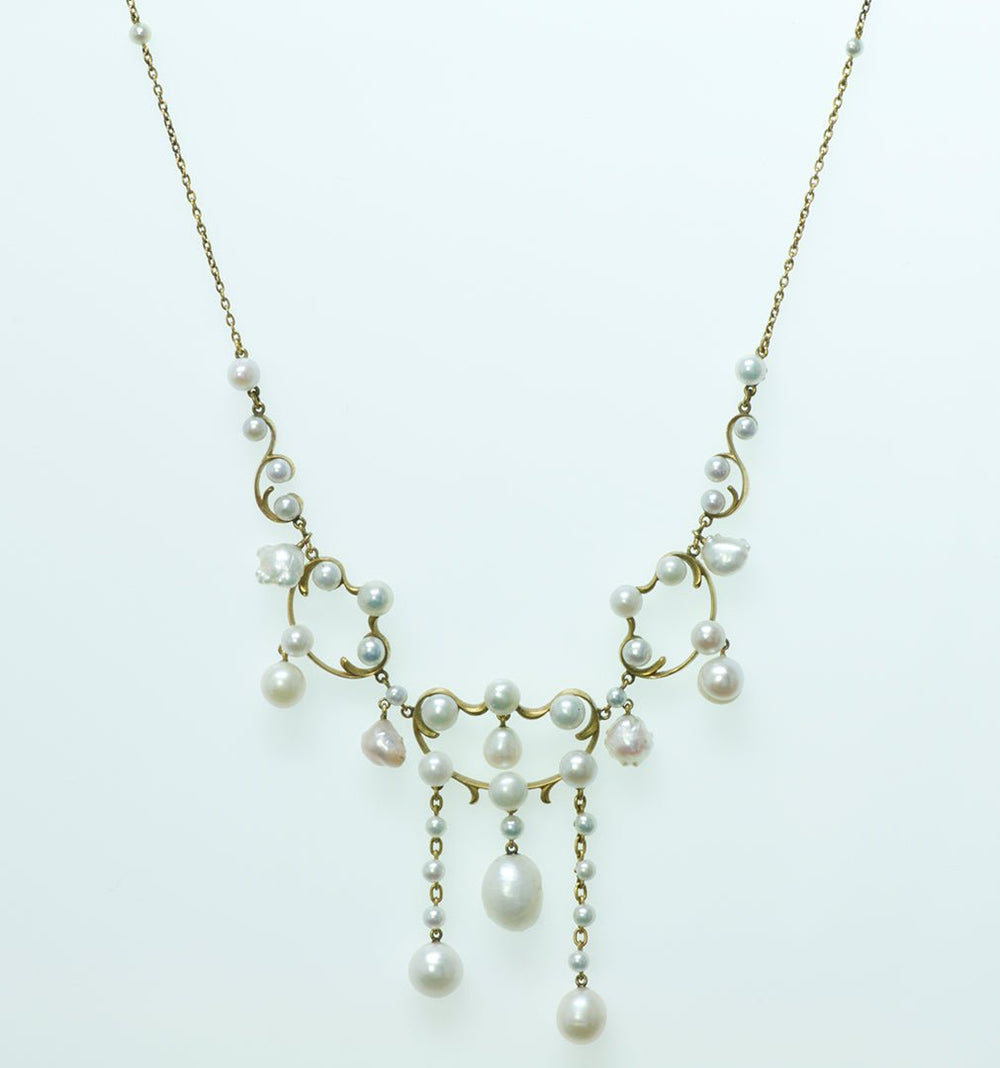 Freshwater Antique Pearl Necklace