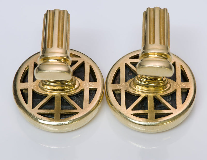 Gold Ancient Coin Cufflinks