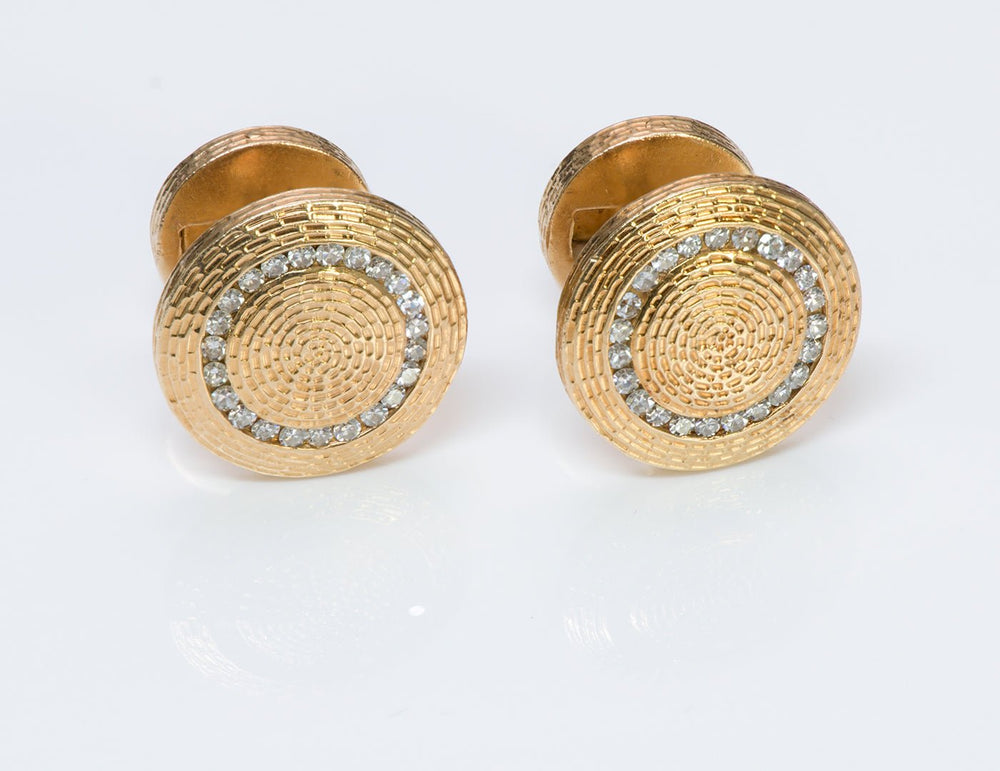 Gold & Diamond Cufflinks