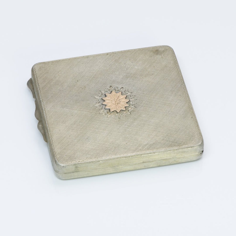 Gucci Silver Gold Compact