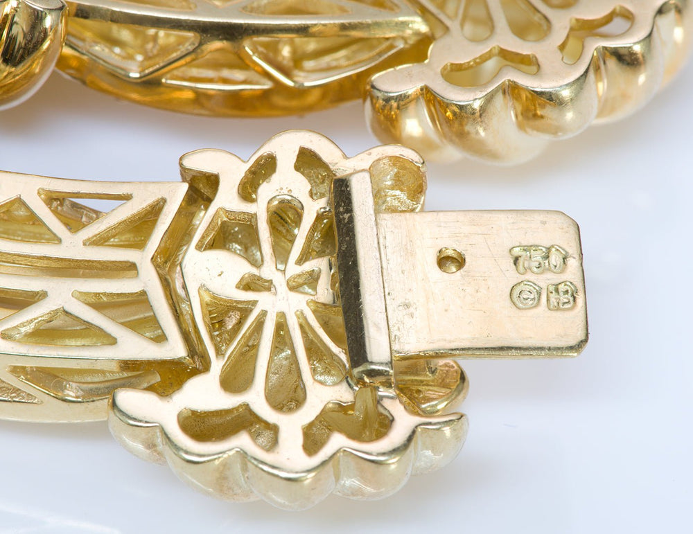 Hammerman Brothers 18K Gold Diamond Necklace – Vintage