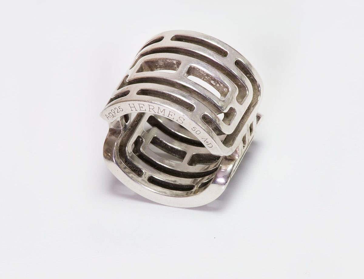 Hermès Sterling Silver Ring