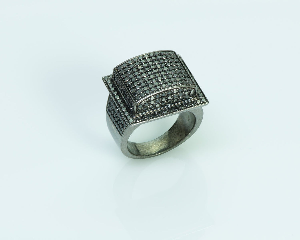 Icebox Black Diamond Men's Ring