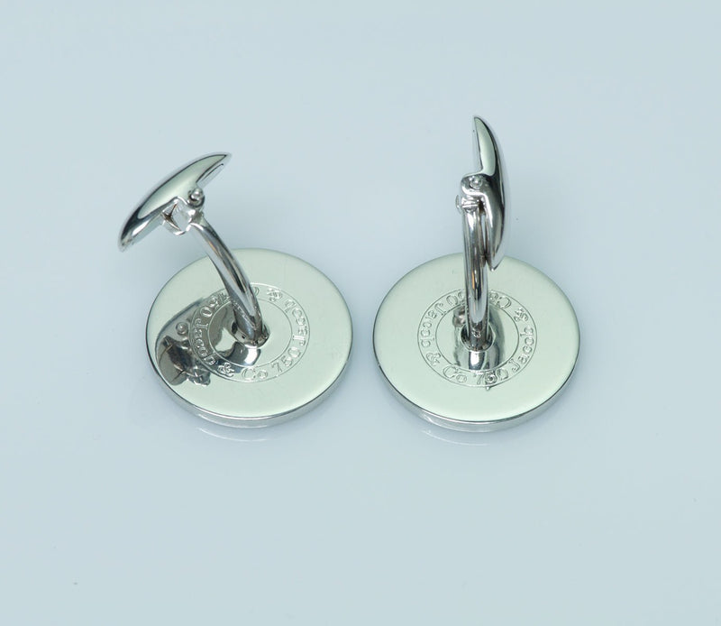 Jacob & Co Diamond Enamel Cufflinks