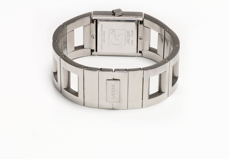 Lalique Bacchantes Crystal Diamond Stainless Steel Watch