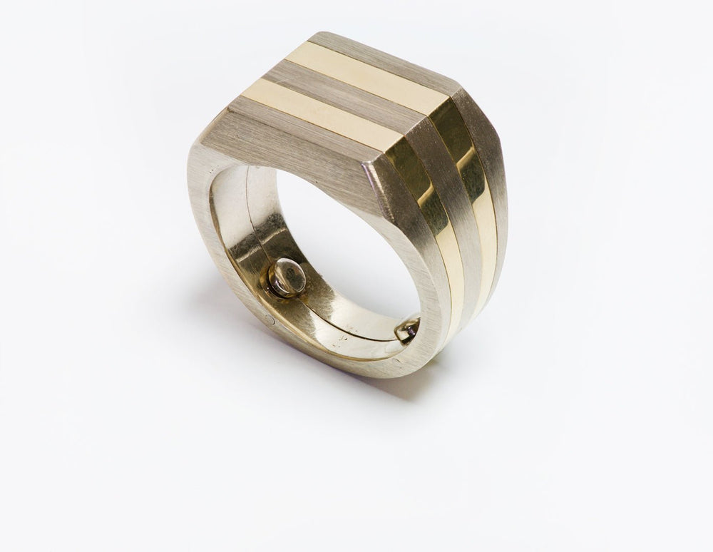 M. Gerard Paris Andre Vassort 18K Gold Men's Ring