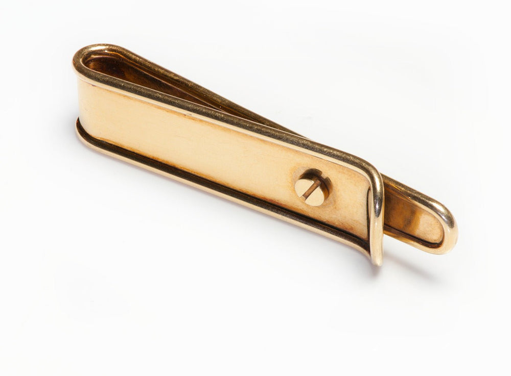 Men's Vintage Gold Money Clip