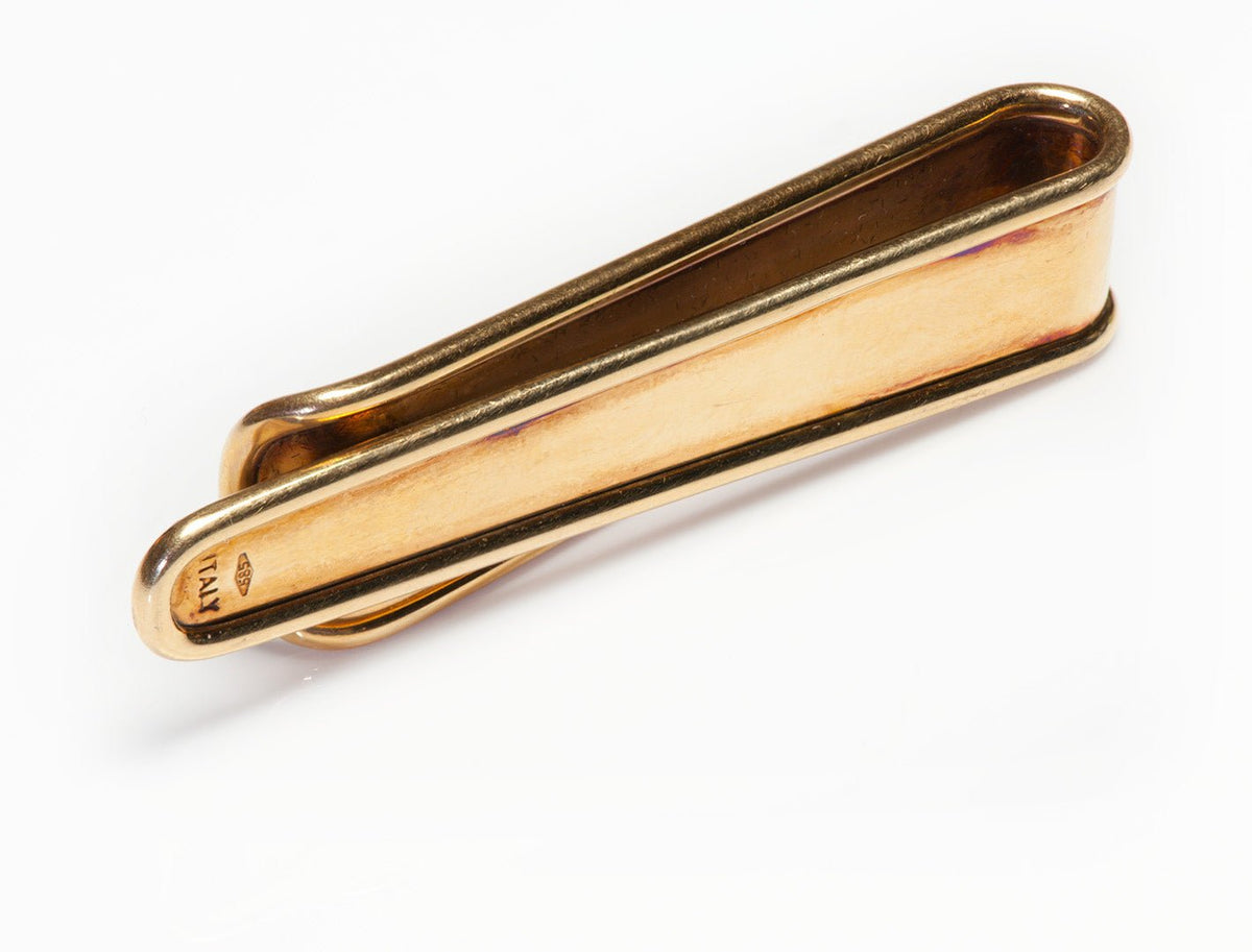 Men's Vintage Gold Money Clip