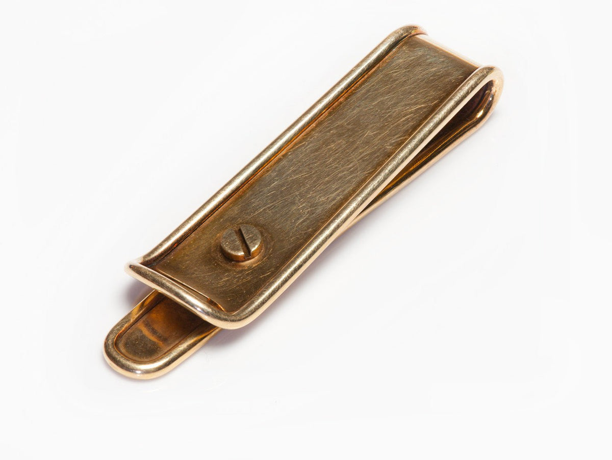 Men's Vintage Gold Money Clip