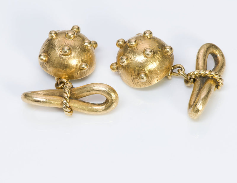 Merrin & Co. 18K Yellow Gold Cufflinks