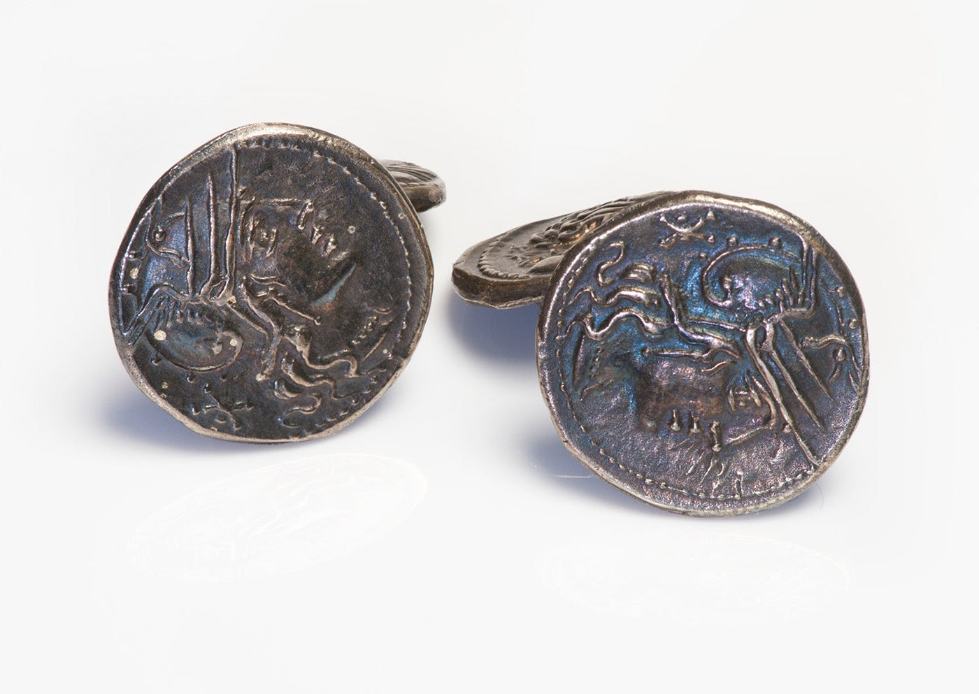 Paul Stuart Silver Coin Cufflinks