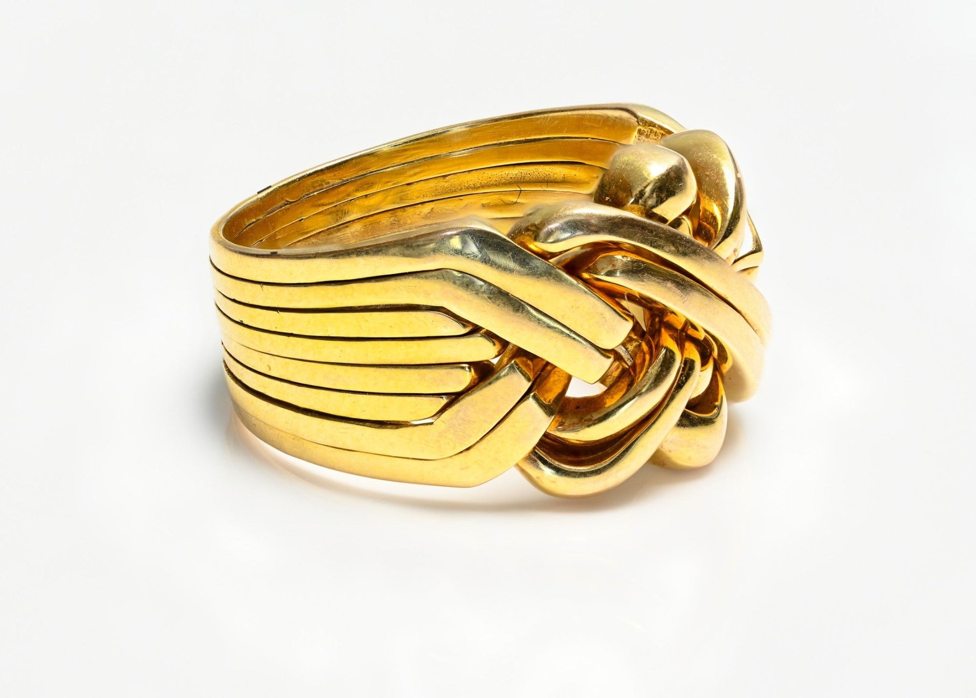 Puzzle 18K Yellow Gold Men's Ring