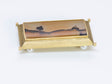 Rob Greene 18K Gold Scenic Agate Brooch
