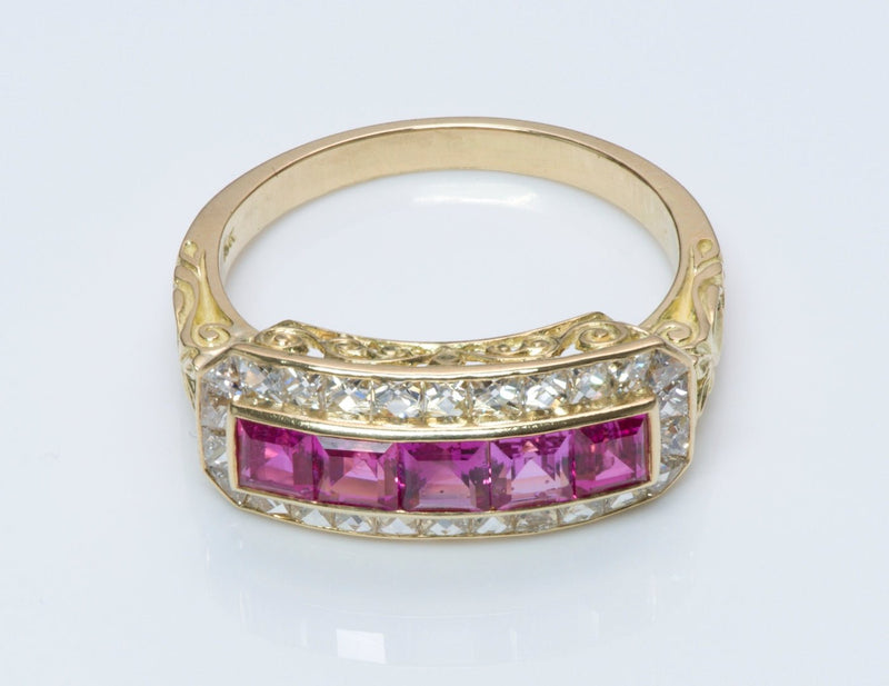 Ruby & Diamond Gold Ring