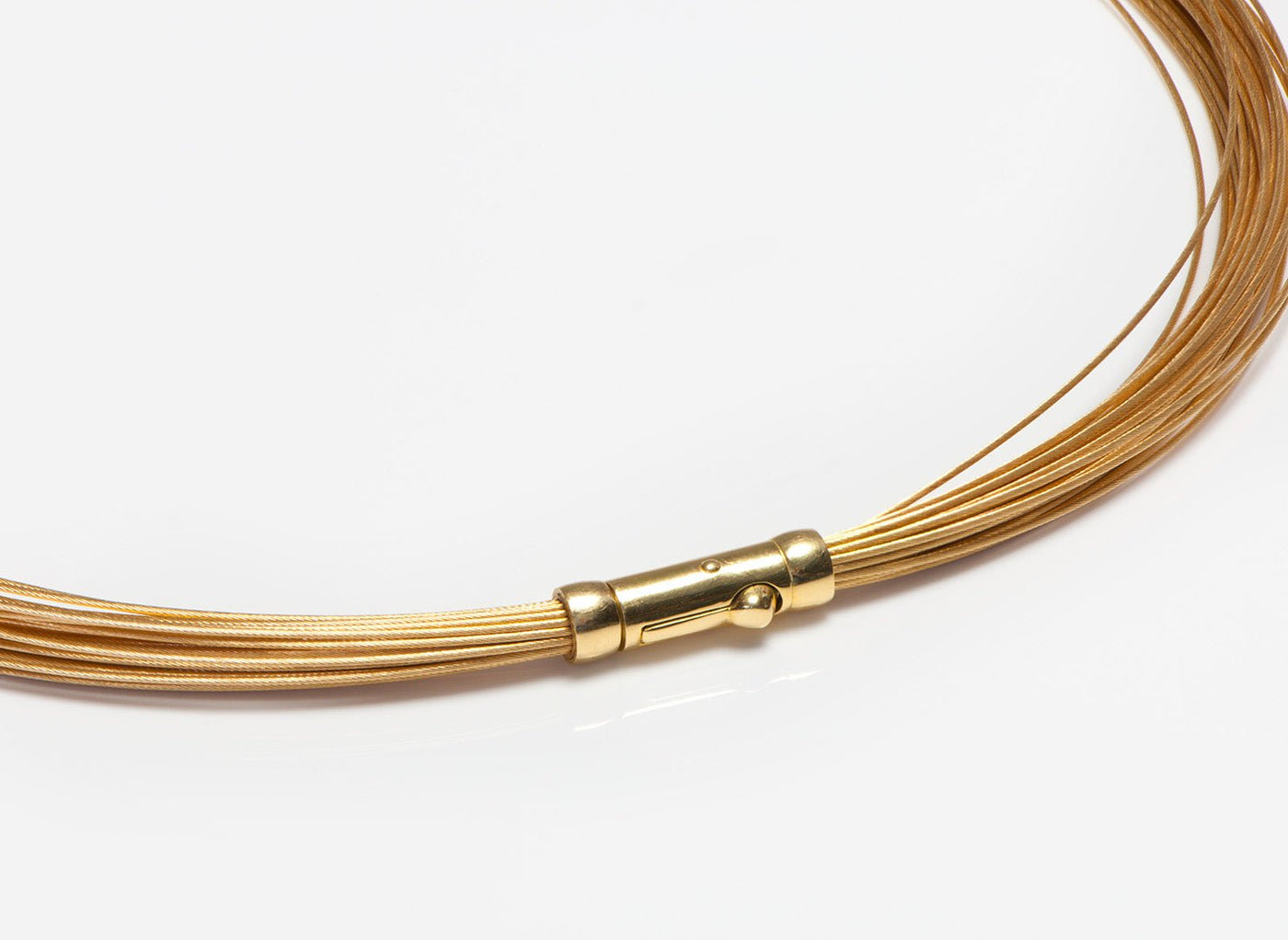 Tiffany & Co. 18K Gold Wire Necklace/Choker