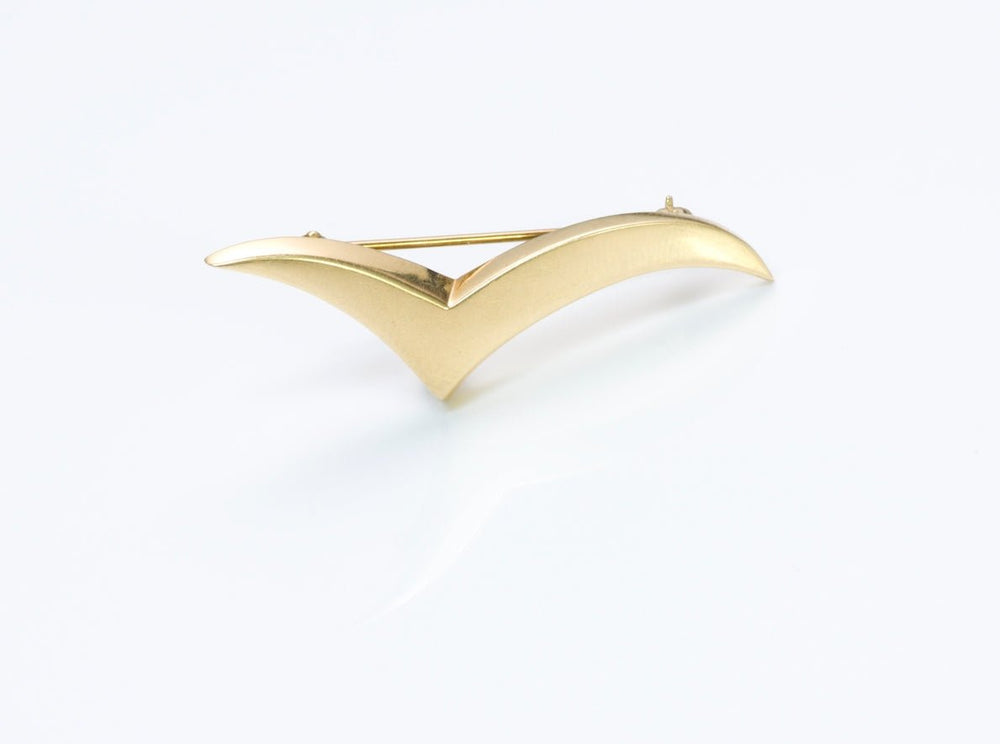 Tiffany & Co. Gold Seagull Brooch