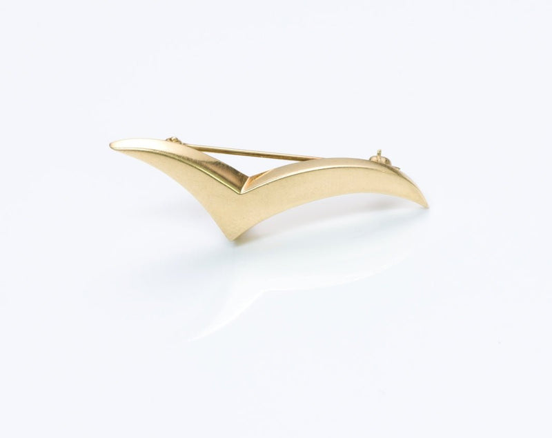 Tiffany & Co. Gold Seagull Brooch
