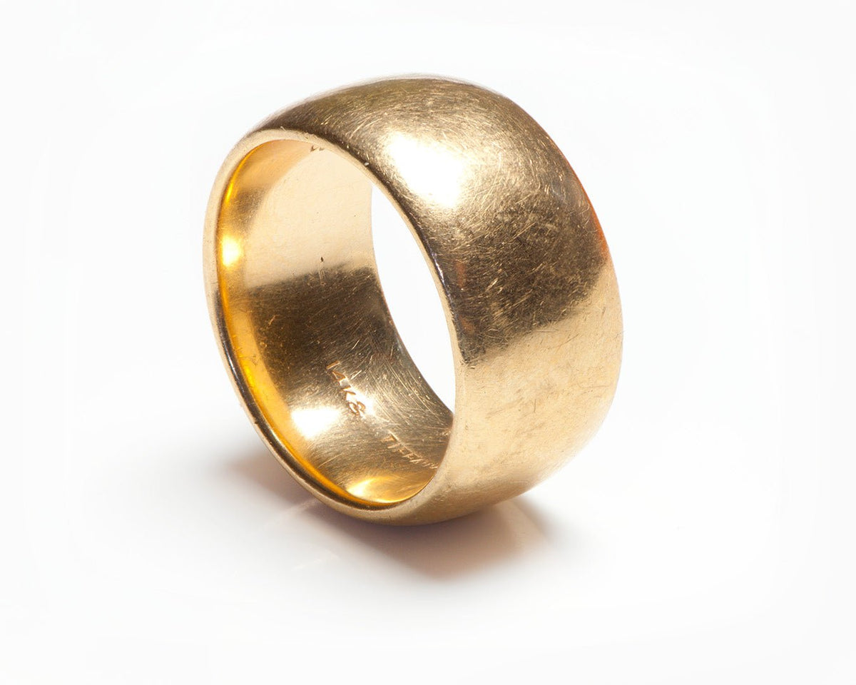 Tiffany & Co. Wide Yellow Gold Band