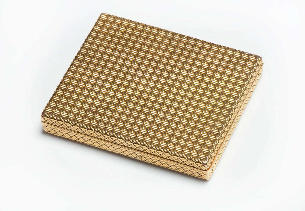 Vintage Van Cleef & Arpels 18K Gold Compact Powder Case