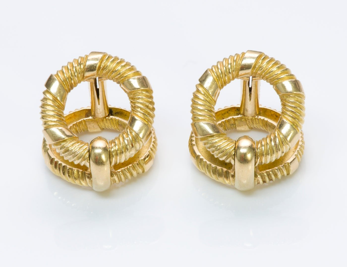 Van Cleef & Arpels France 18K Gold Cufflinks