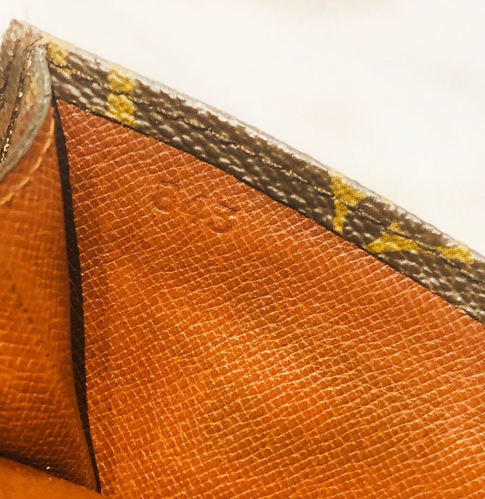 Vintage Louis Vuitton LV Brown Monogram Envelope Wallet